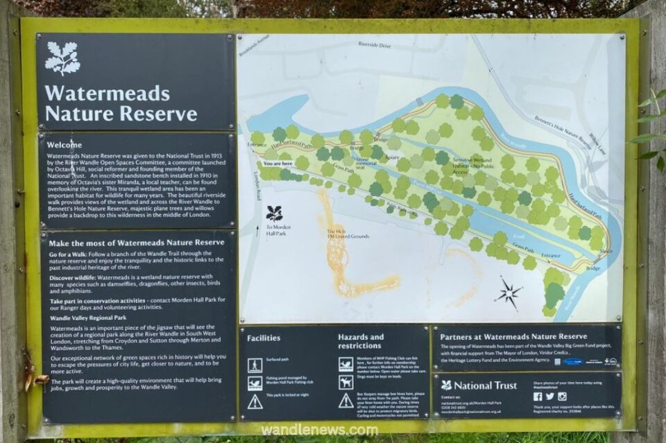 Watermeads Nature Reserve in Mitcham