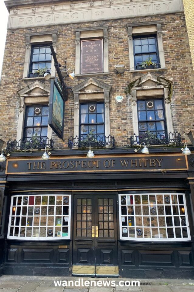 History of The Prospect of Whitby in Wapping, London