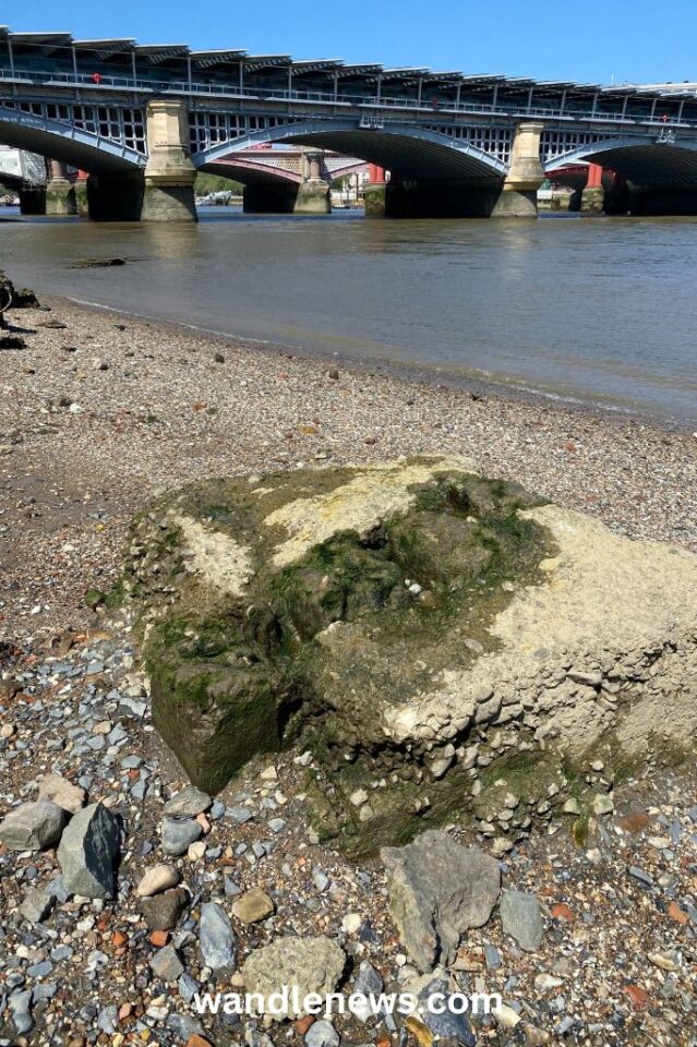 Bankside Beach on the Thames Foreshore in London