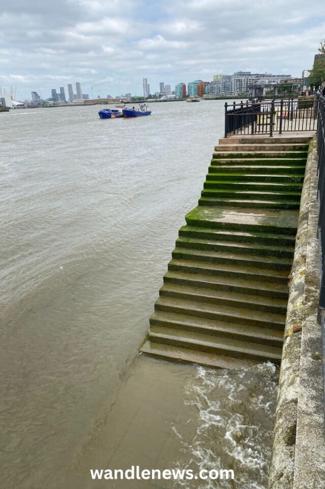 Greenwich Beach on the River Thames in London
