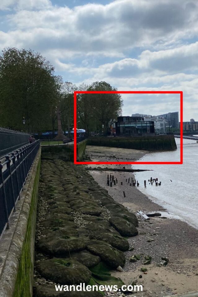 Greenwich Beach on the River Thames in London