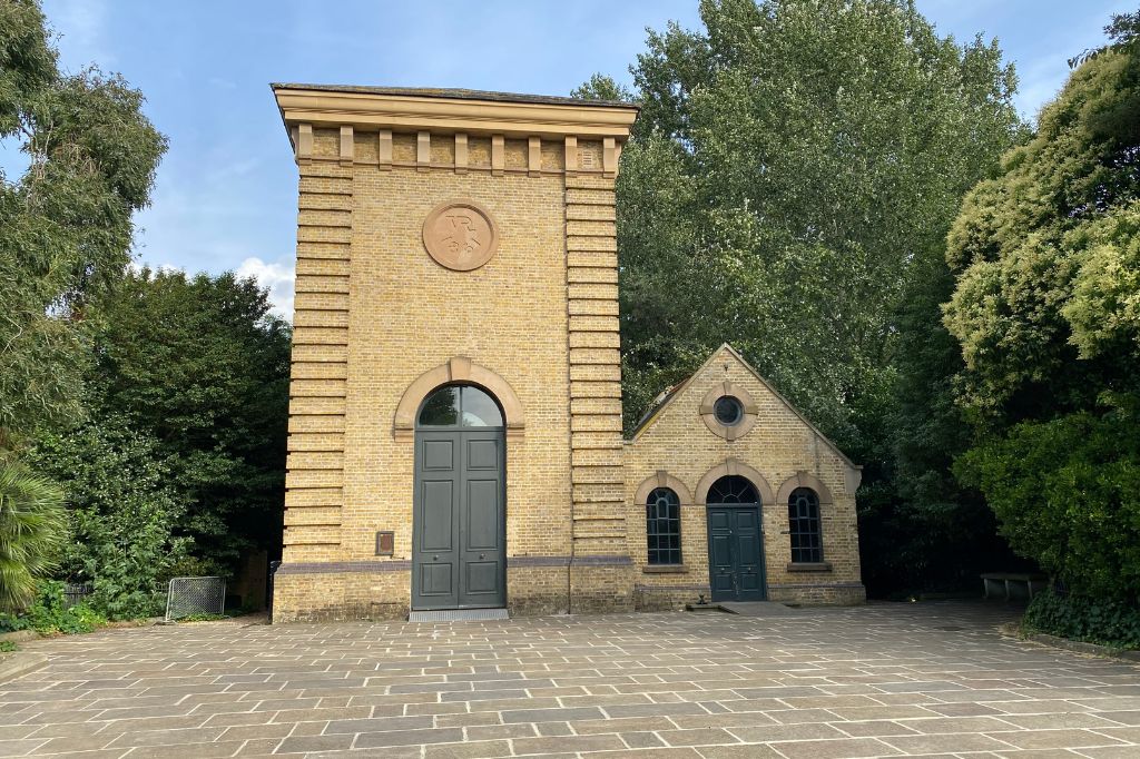 Pump House Gallery in Battersea Park, London