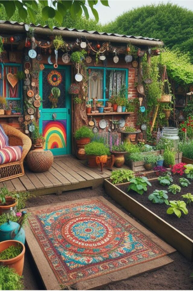 27 Hippie Garden Ideas for Your Outdoor Oasis