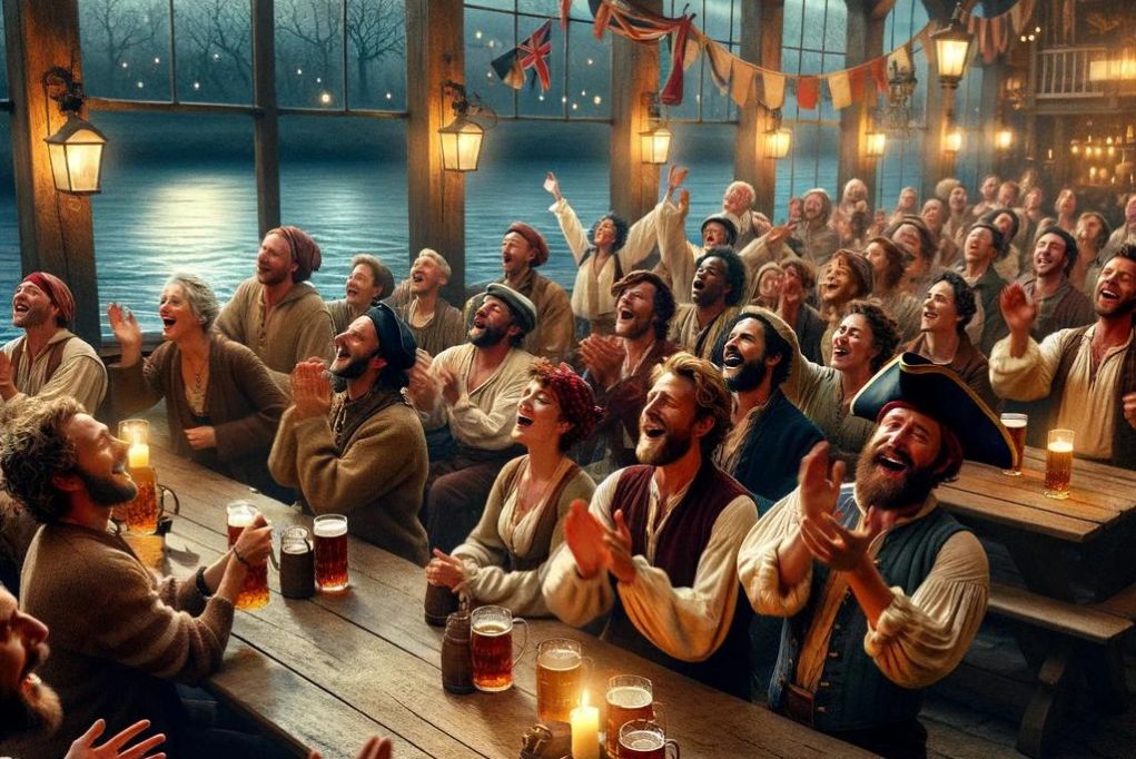 Shanty Singing on the River Wandle - Wandle News
