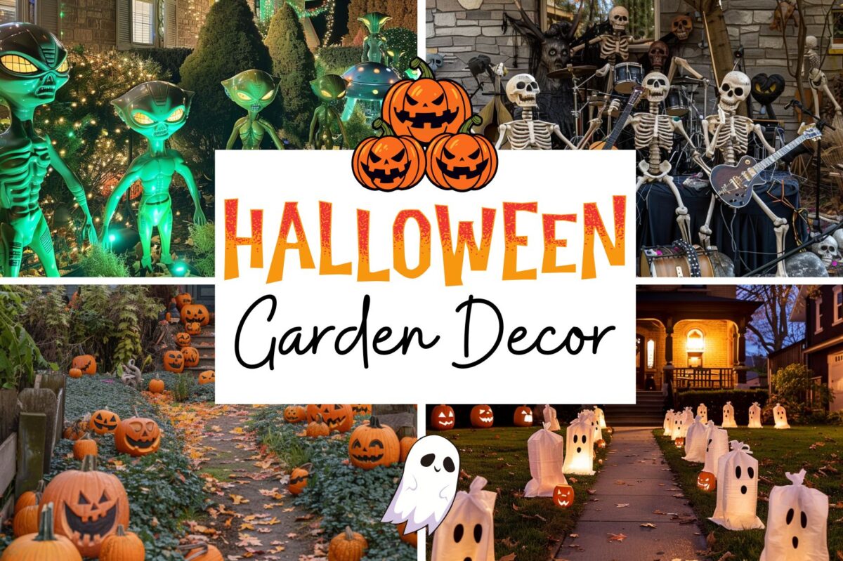19 Creative Halloween Garden Decoration Ideas for Front Yards