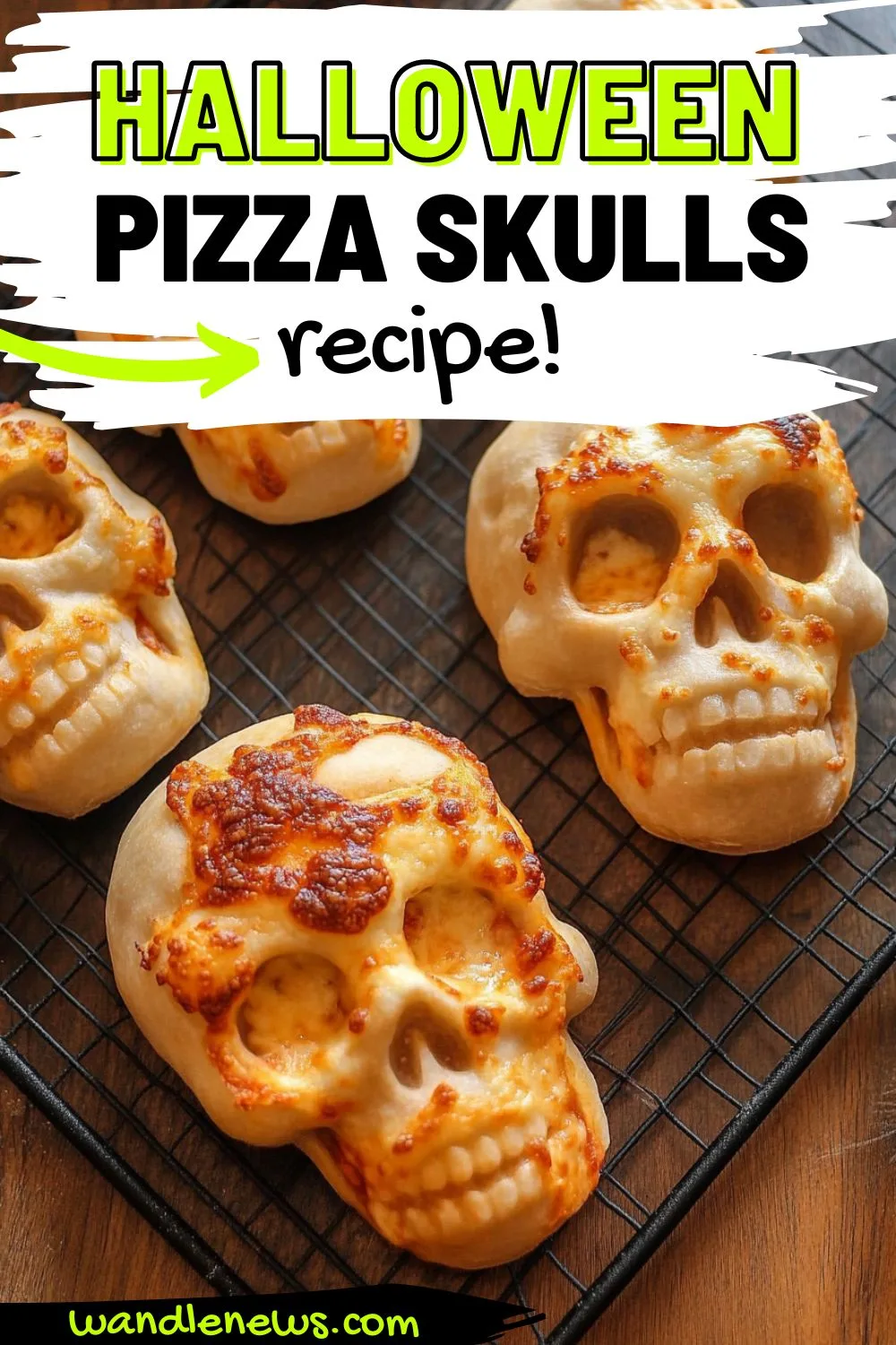 Creepy Halloween Pizza Skulls to Blow Your Guests Away!