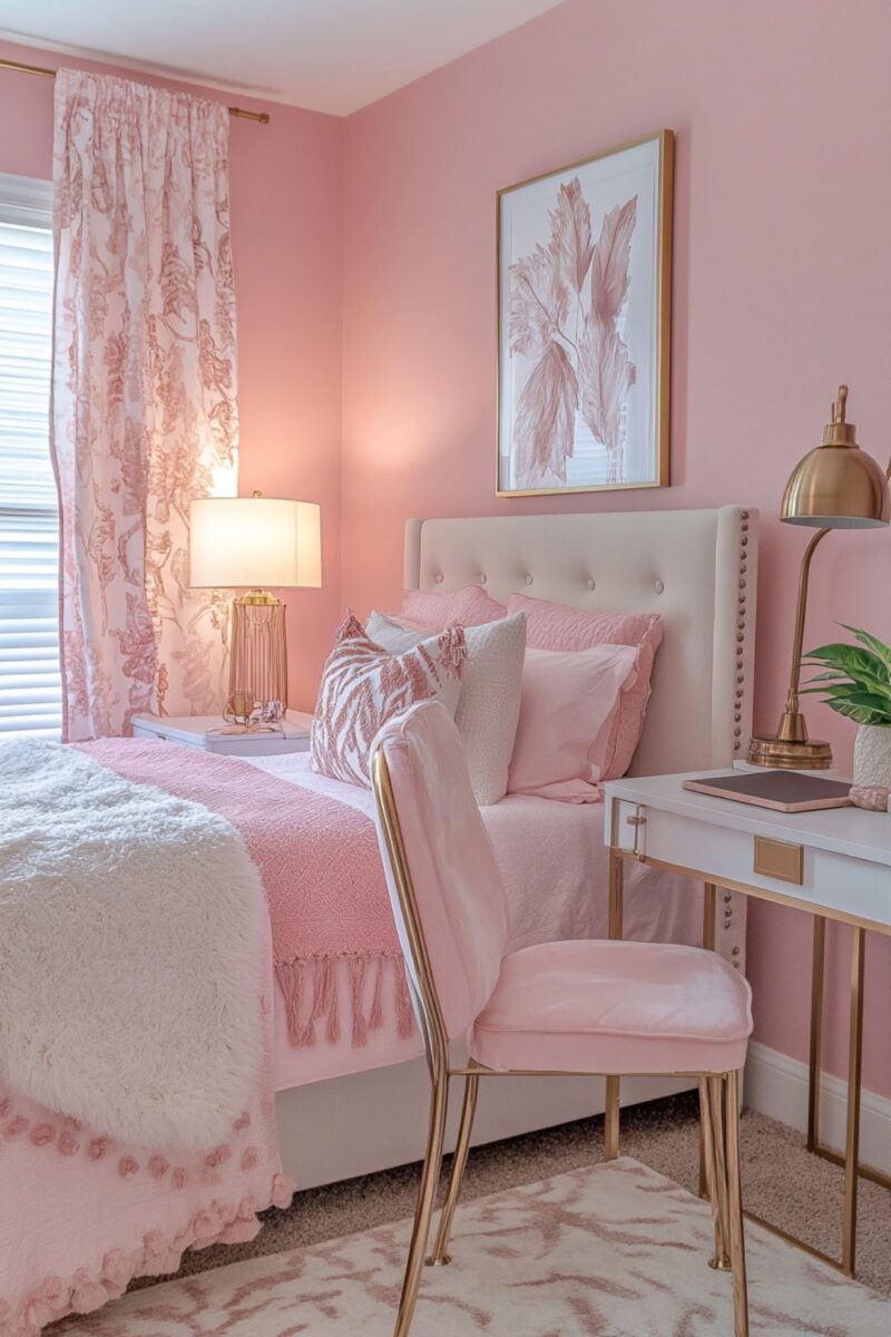23 Beautiful Pink Bedroom Ideas for Adults