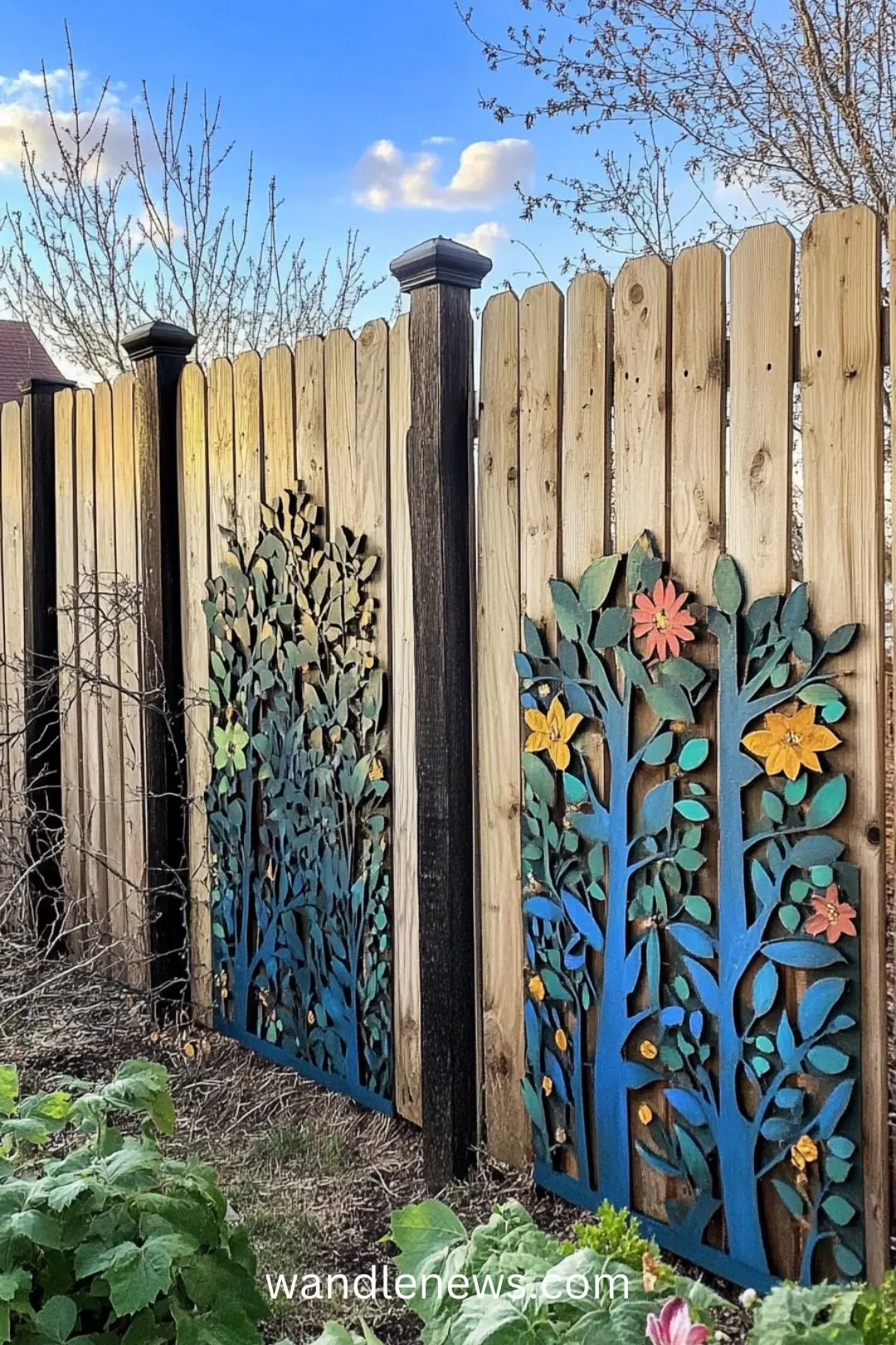 23 Creative Ideas to Transform Your Garden Fence into Art