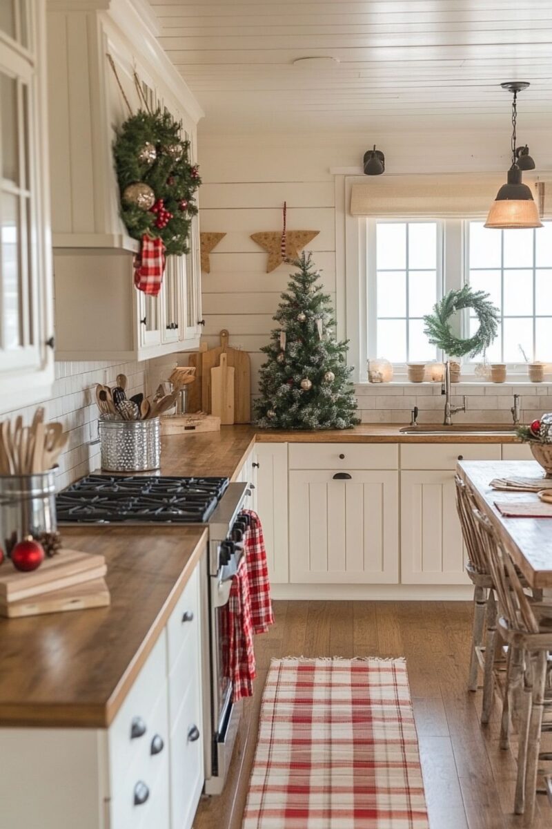 43 Christmas Kitchen Decor Ideas to Spread Holiday Cheer
