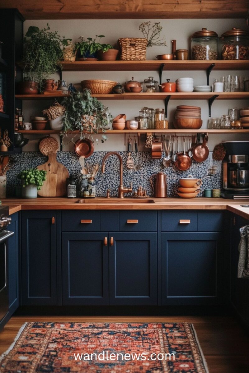 25 Stylish Navy Blue Kitchen Designs for Every Taste