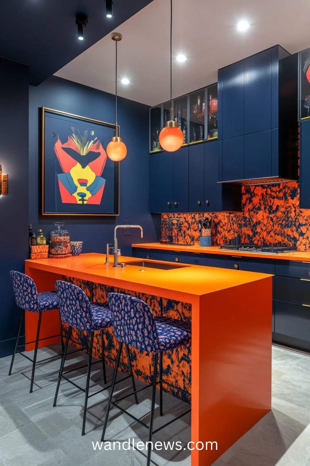 25 Stylish Navy Blue Kitchen Designs for Every Taste